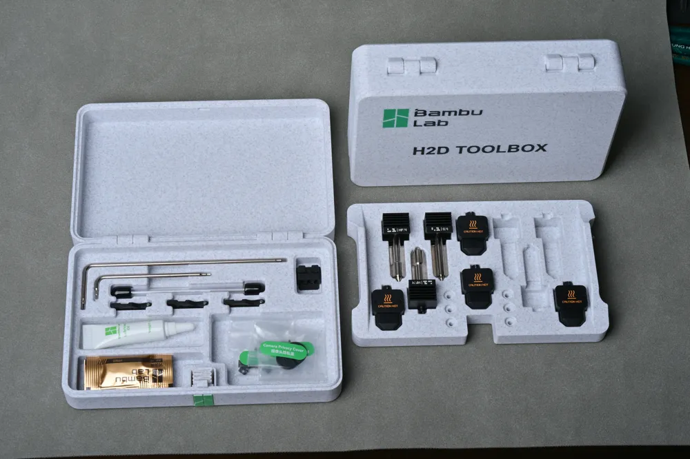 Bambu Lab H2D Dual-Layer Snap-On Tool Box (Hardware-Free, Single-Piece ...