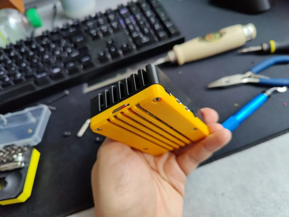 Raspberry Pi 4 Case (hidden GPIO, 40mm fan) by r0st MakerWorld ...