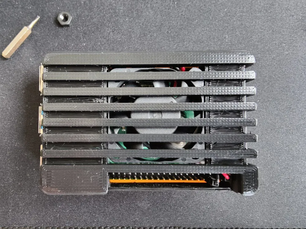 Raspberry Pi 4 Case (hidden GPIO, 40mm fan) by r0st MakerWorld ...