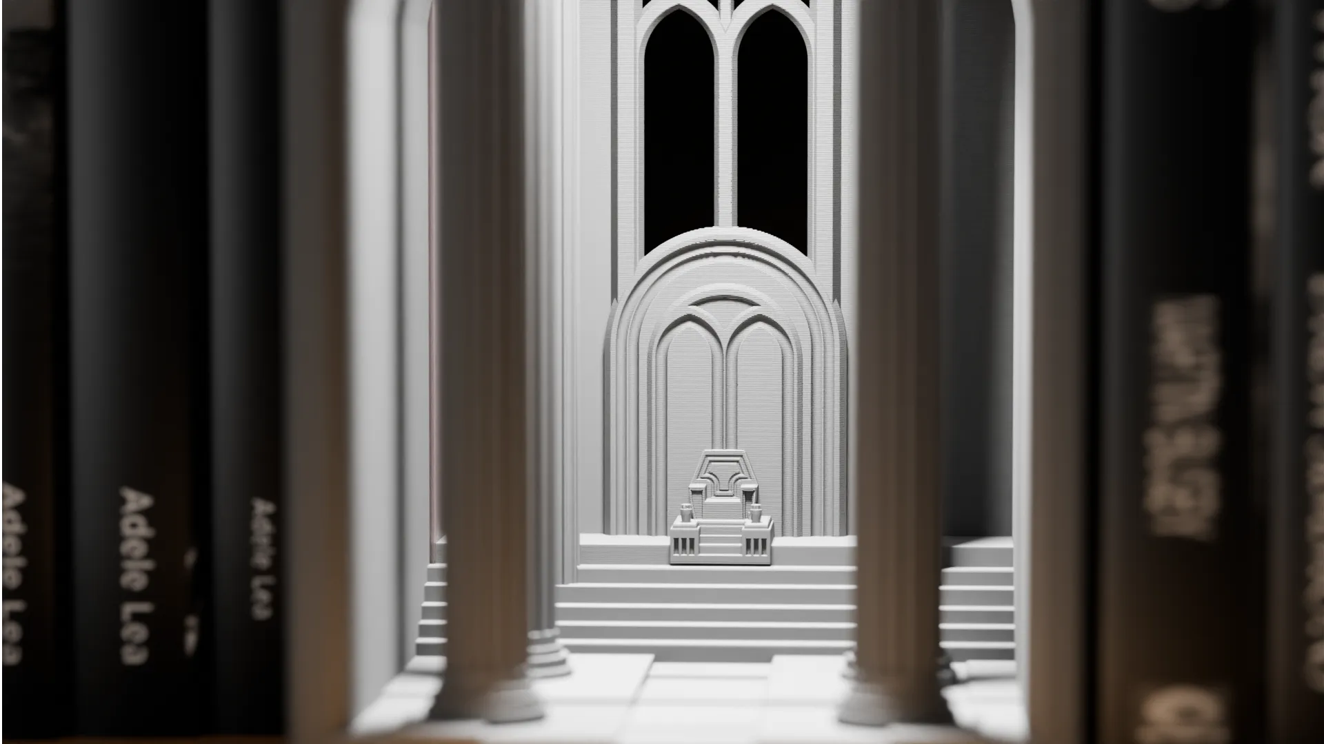 Book Nook Lamp. Gothic Cathedral 40k Style by Abstractia Design ...