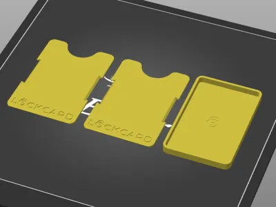 lockcard 3d print model download - MakerWorld