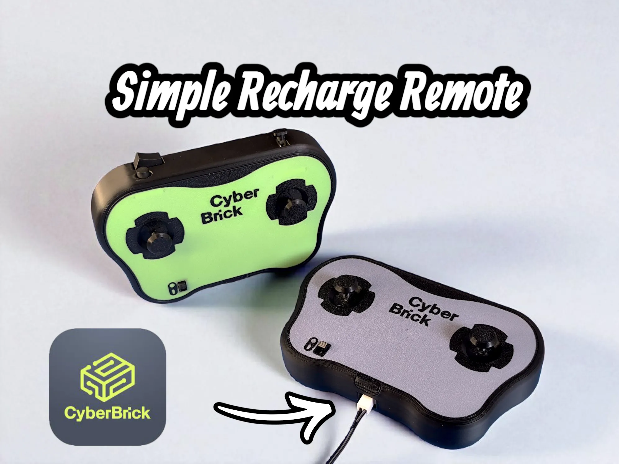 Simple Remote for Cyberbrick by BamBam Design MakerWorld: Download Free ...
