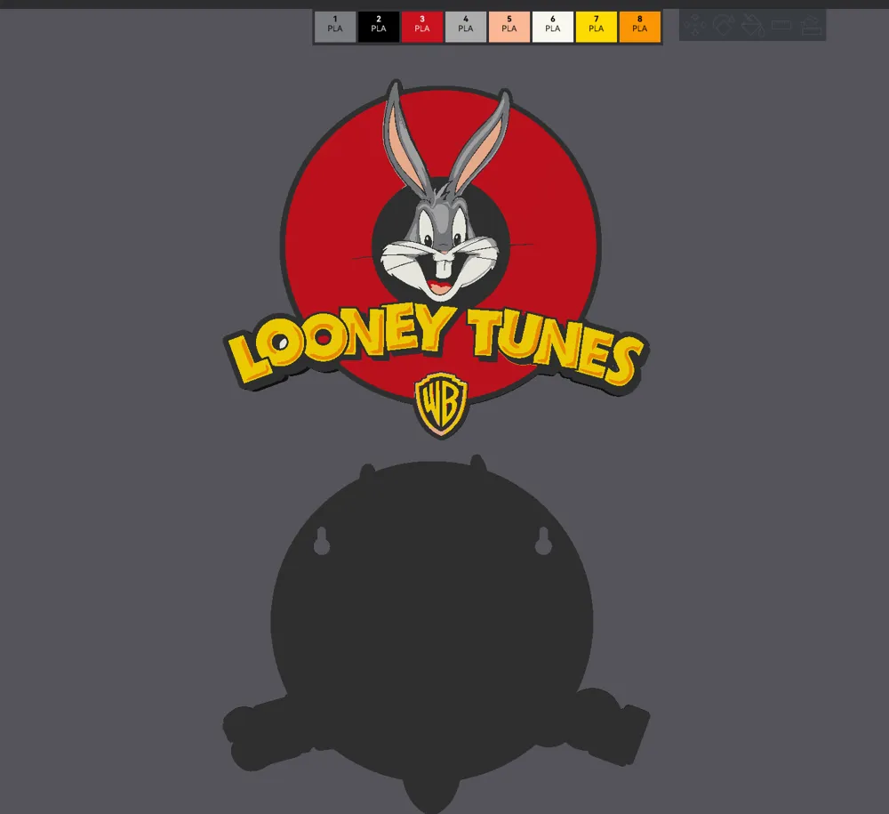 Bugs Bunny Logo Light Box Toon Glow Edition by RyanMakerWorld: Download ...