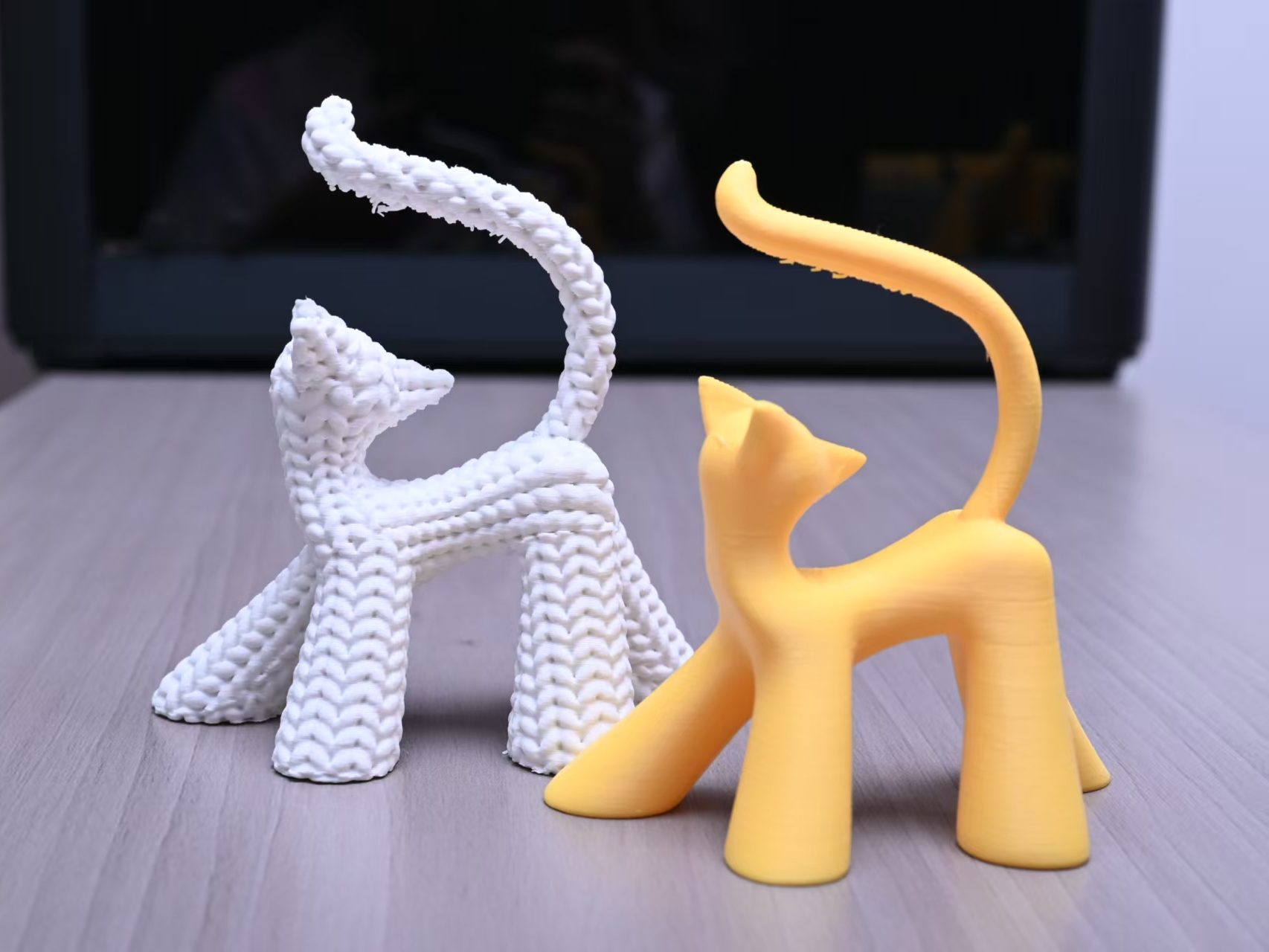 Visual Cat Knitted Faceless Cat by mRed MakerWorld: Download Free 3D Models