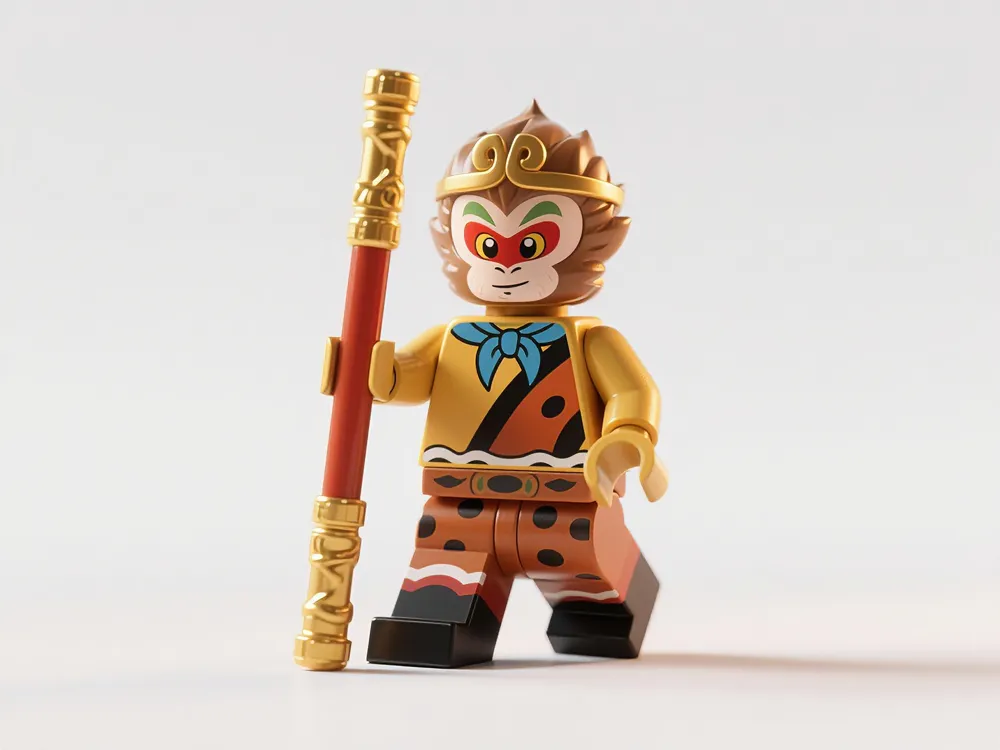 LEGO minifigure Sun Wukong Print in Place for A1 mini by why MakerWorld ...