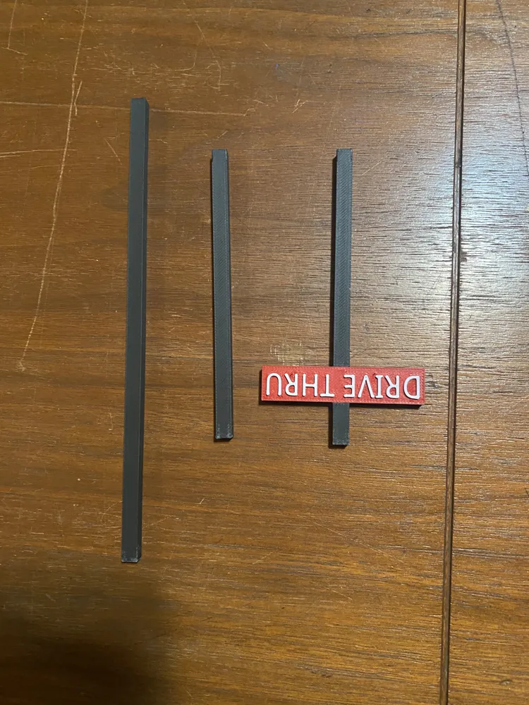 Tim Hortons drive thru store sign--NO AMS needed by Eric36MakerWorld ...