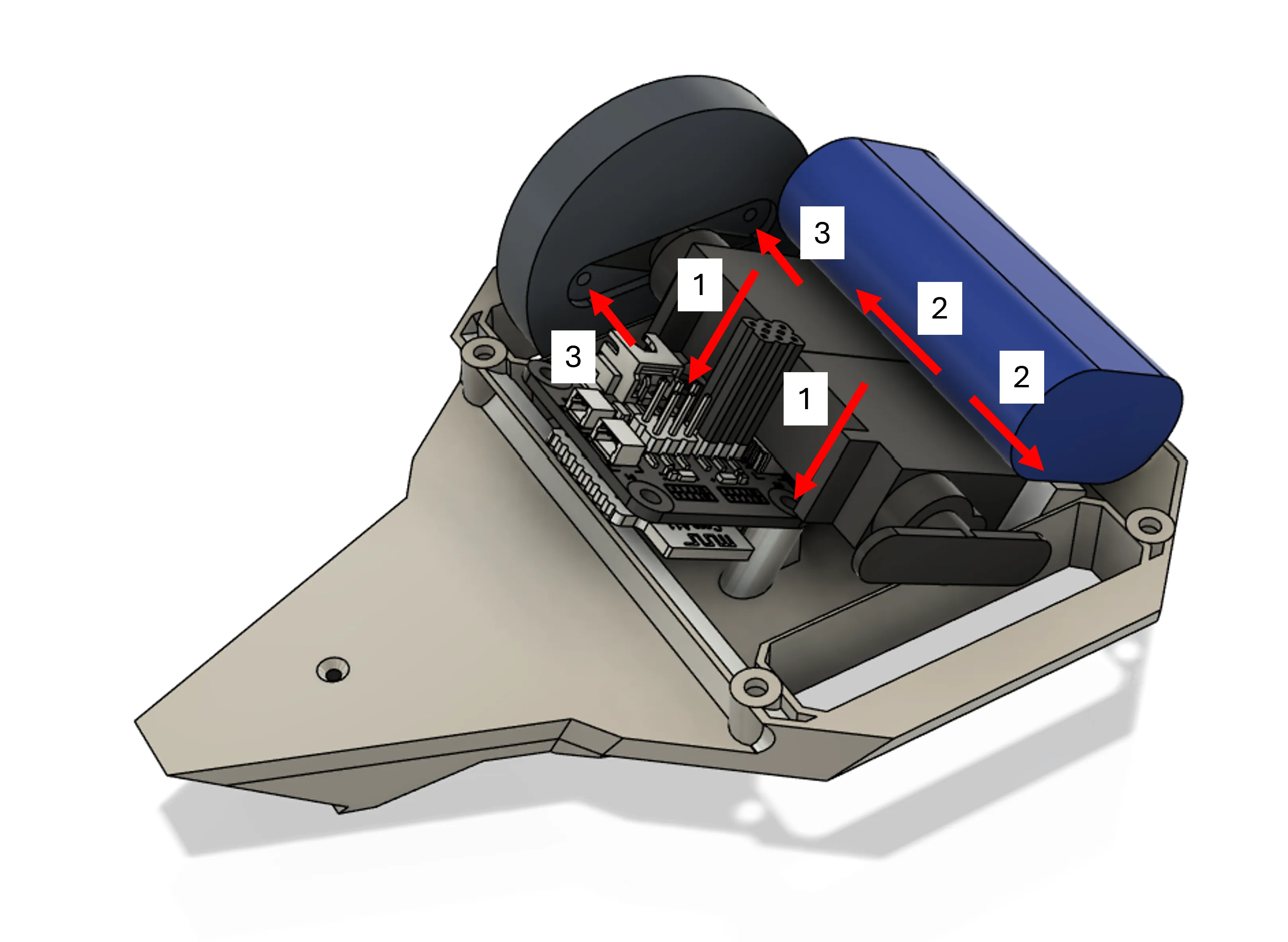 INTERCEPTOR Antweight Combat Robot for Cyberbrick by FADY MakerWorld ...