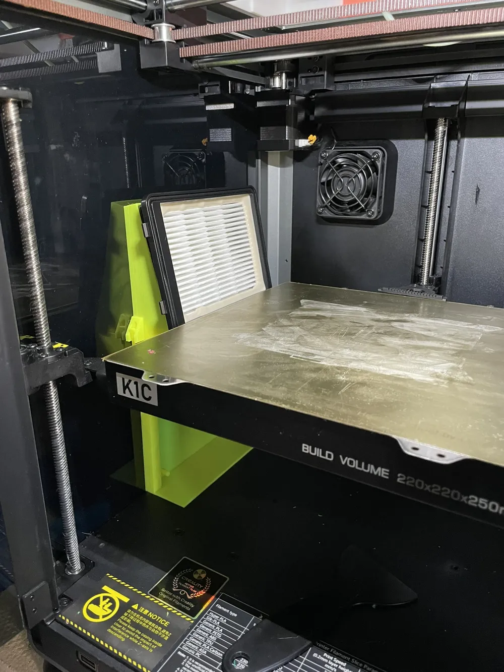 Creality K-series Recirculating HEPA Filter (v2) by Ohlordy / Team ...