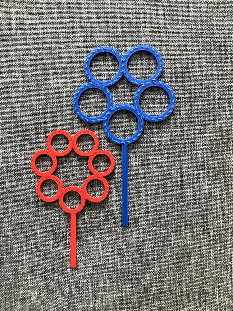 Customizable Multi Head Bubble Wand Maker - Free 3D Print Model ...