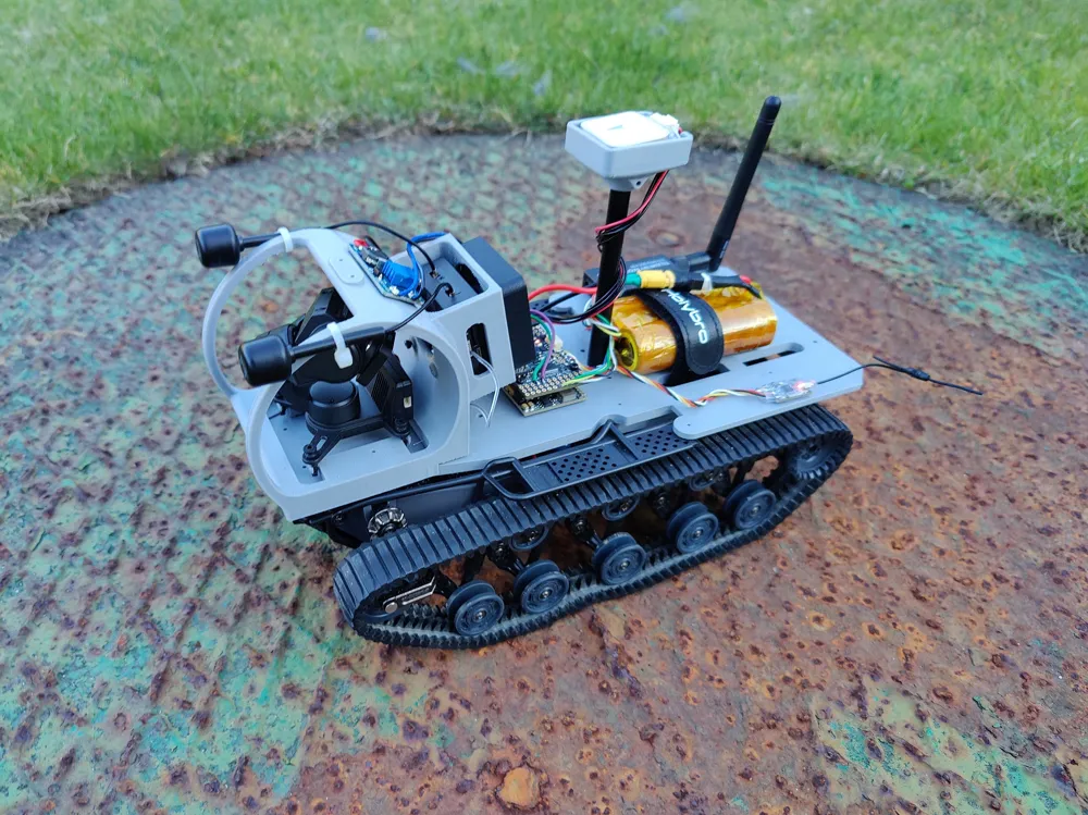 Tracked FPV Ardupilot Rover Platform - Free 3D Print Model - MakerWorld