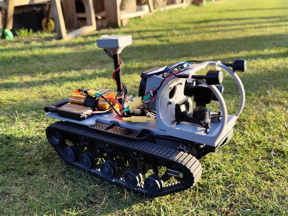 Tracked FPV Ardupilot Rover Platform - Free 3D Print Model - MakerWorld