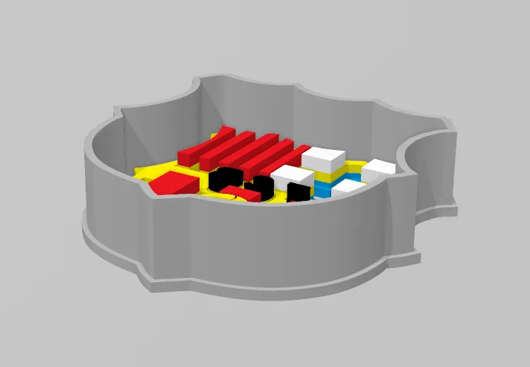 Biscotto corto FC Barcelona da TacoMacho MakerWorld: Scarica Modelli 3D ...