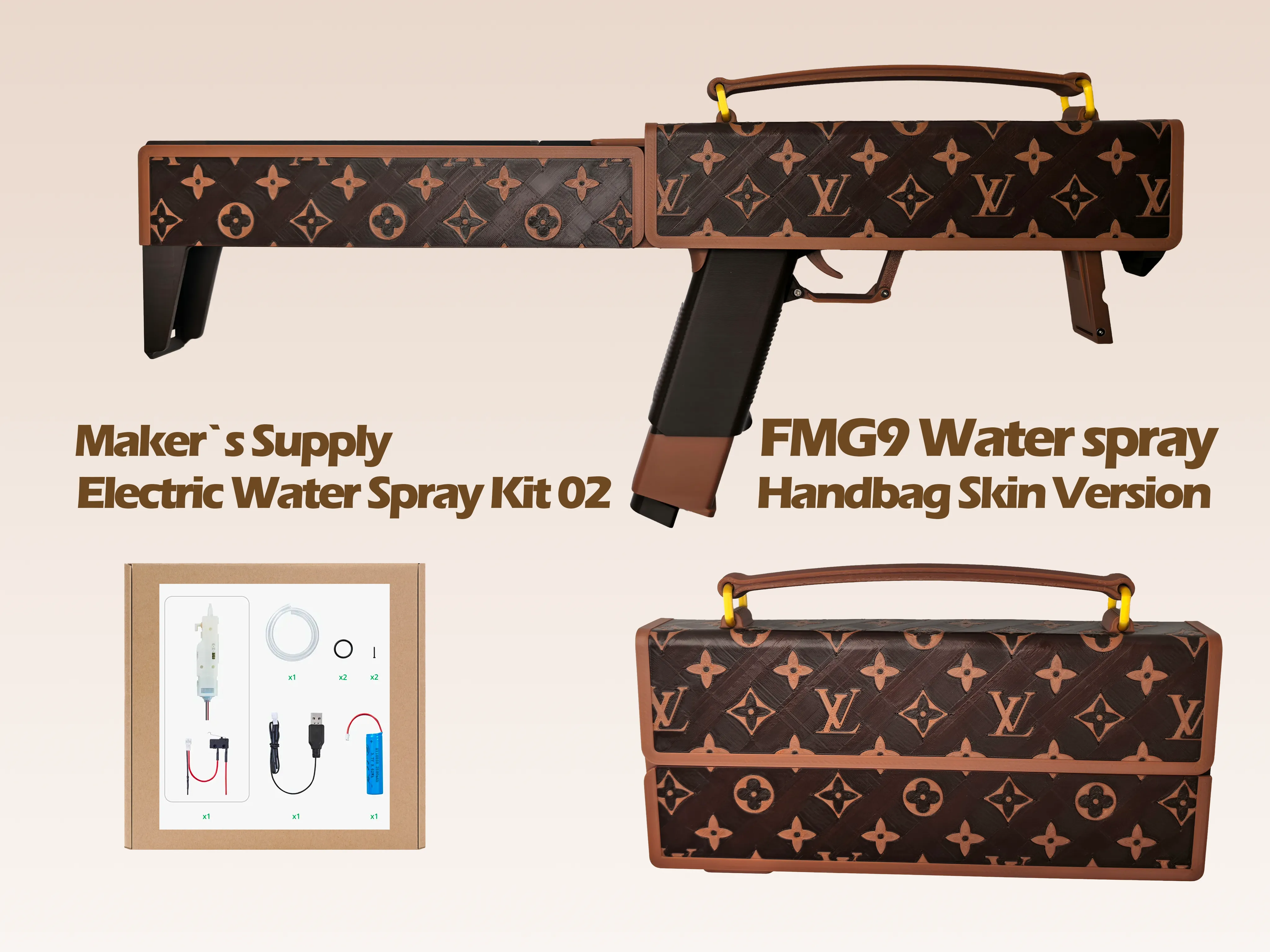 FMG9 Water Spray - Handbag Version by HenryFang亨利方 MakerWorld: Download ...