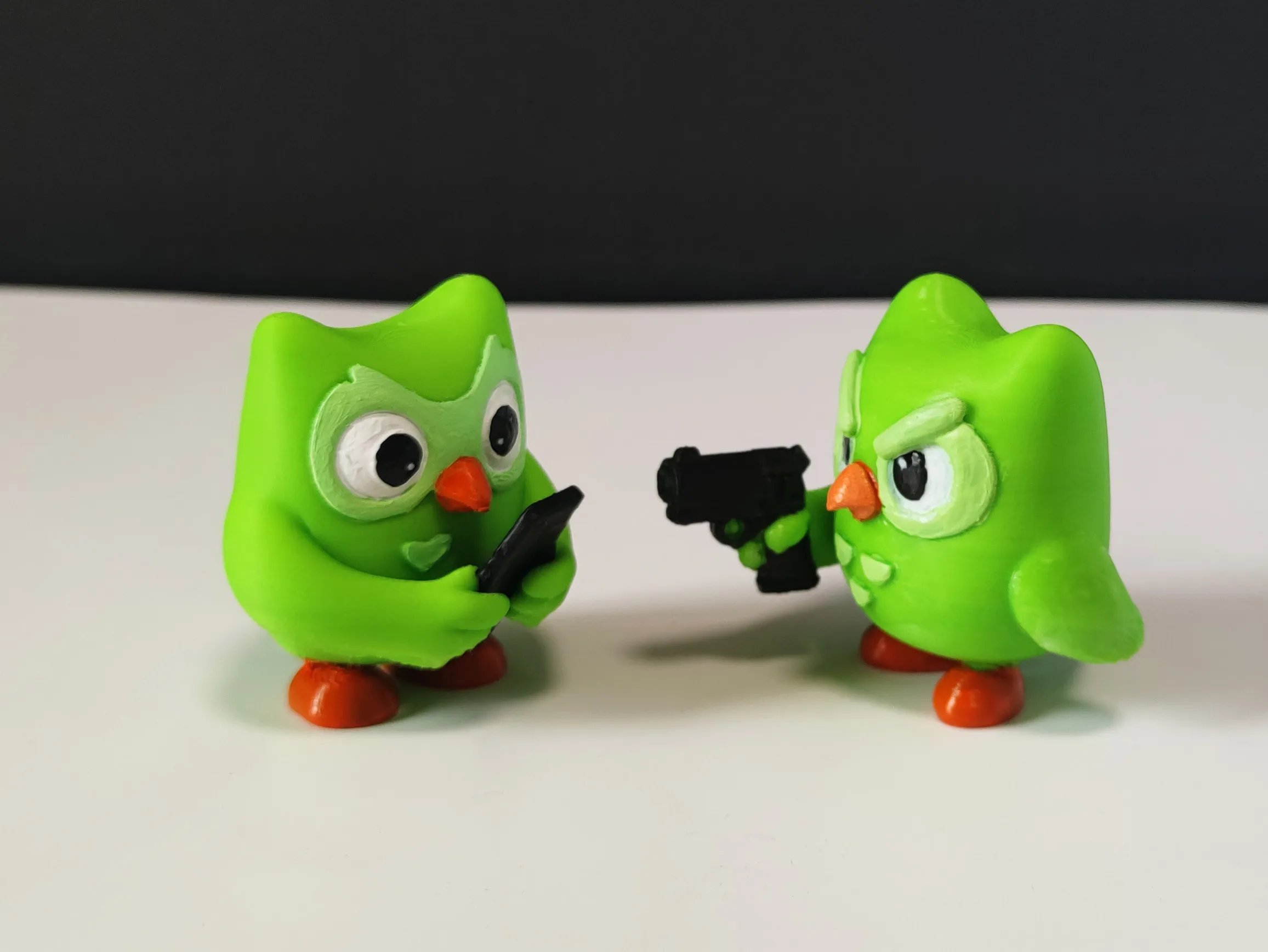 Duolingo Owl Duo - Free 3D Print Model - MakerWorld