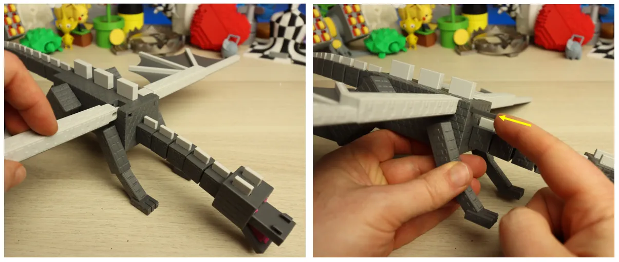 Minecraft Ender Dragon - Free 3D Print Model - MakerWorld