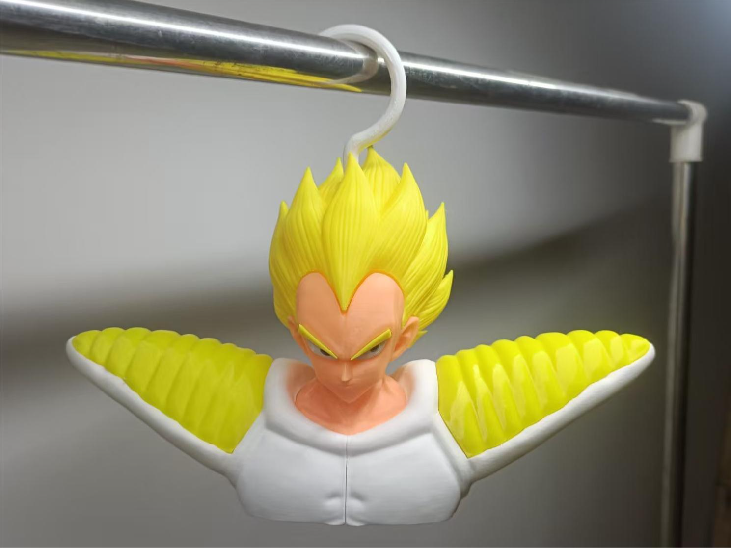 Dragon Ball Vegeta Coat Rack Disassembled and Color-Separated by Heart ...