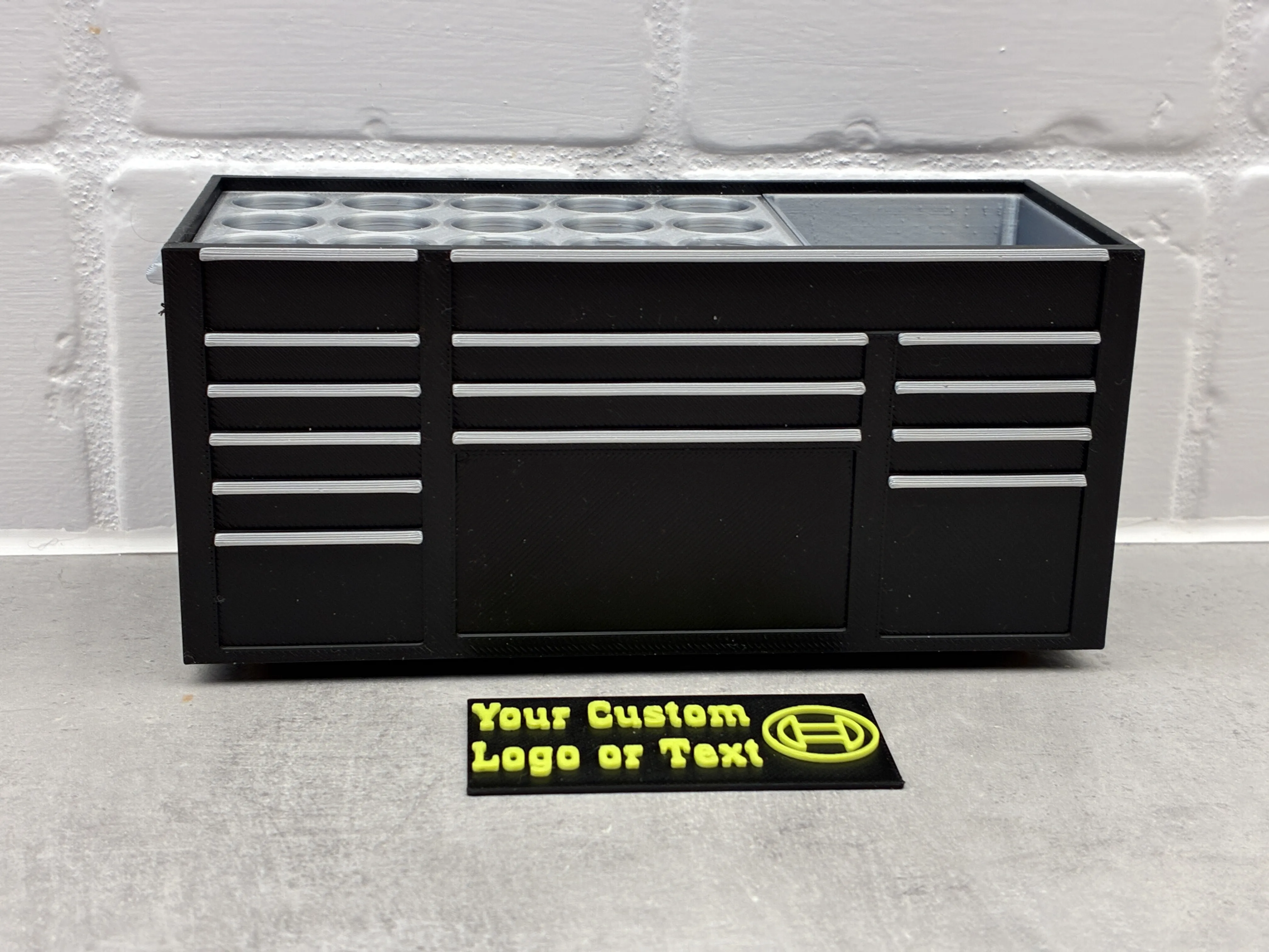 Add your Logo & Text - Toolbox for desk office - Free 3D Print Model ...