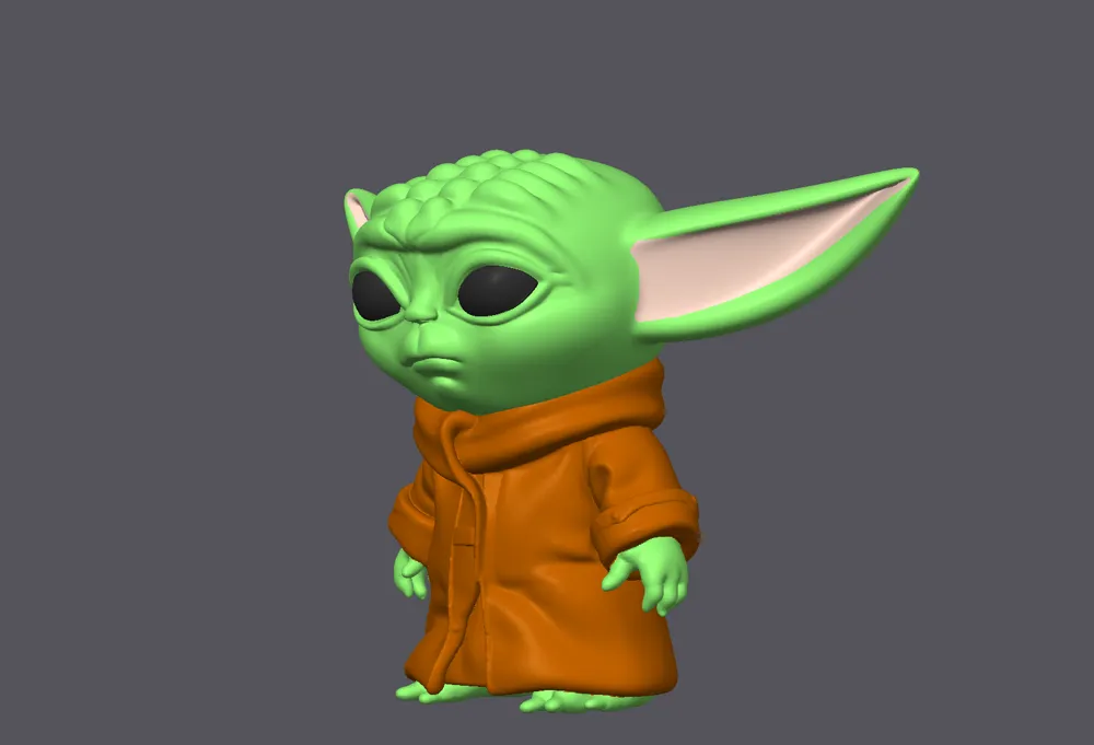 Life Size Baby Yoda Adorable & Ready for Display by Ryan @ TheMajinLab ...