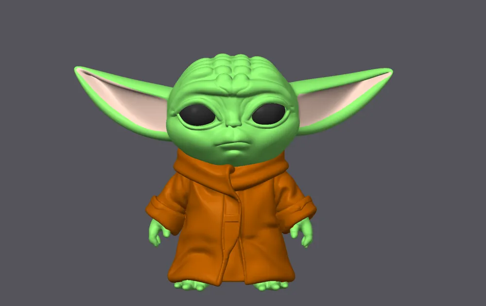 Life Size Baby Yoda Adorable & Ready for Display by Ryan @ TheMajinLab ...