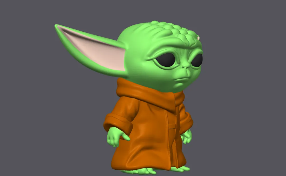 Life Size Baby Yoda Adorable & Ready for Display by Ryan @ TheMajinLab ...