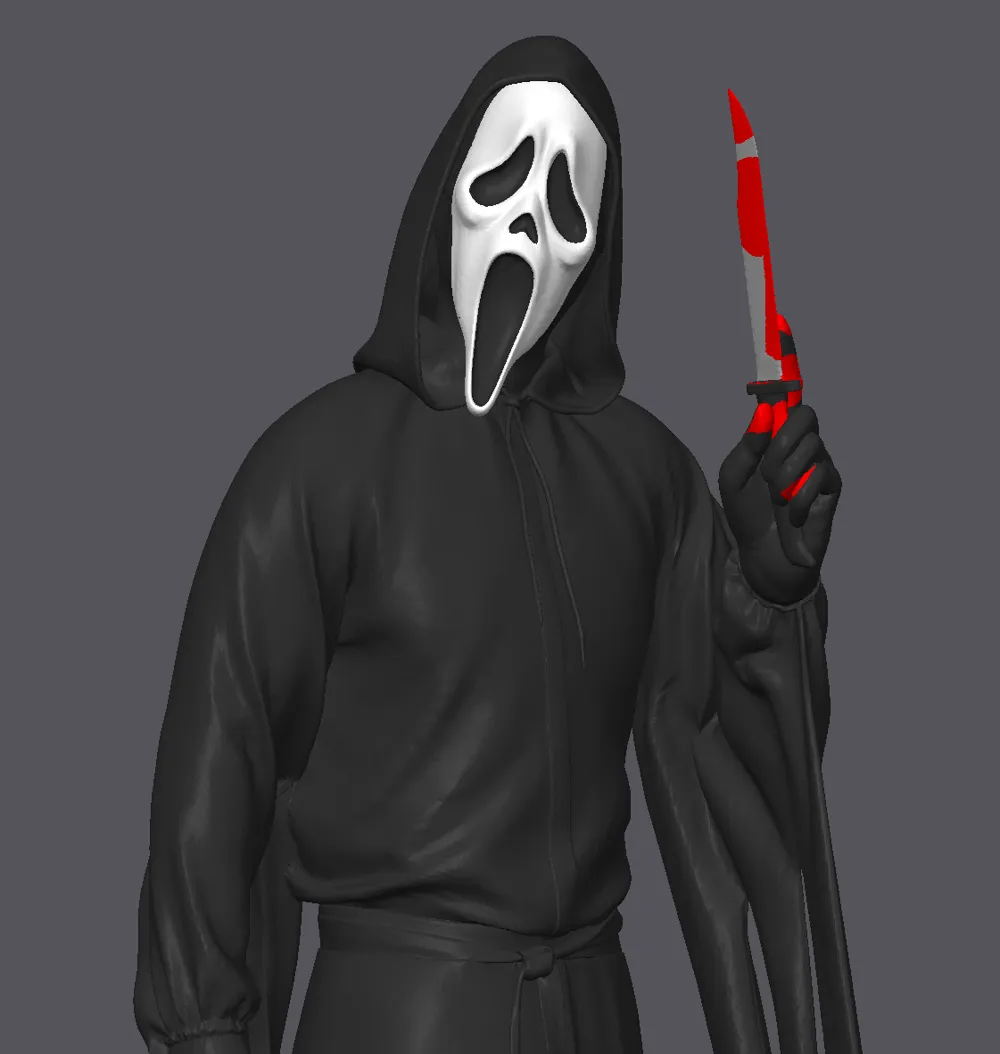 Ghostface Pre-Painted Slasher Icon Edition by Ryan MakerWorld: Download ...