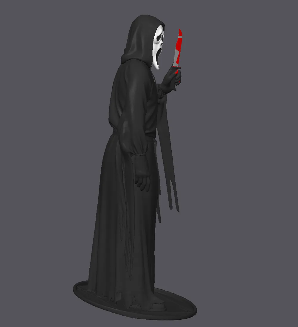 Ghostface Pre-Painted Slasher Icon Edition by Ryan MakerWorld: Download ...