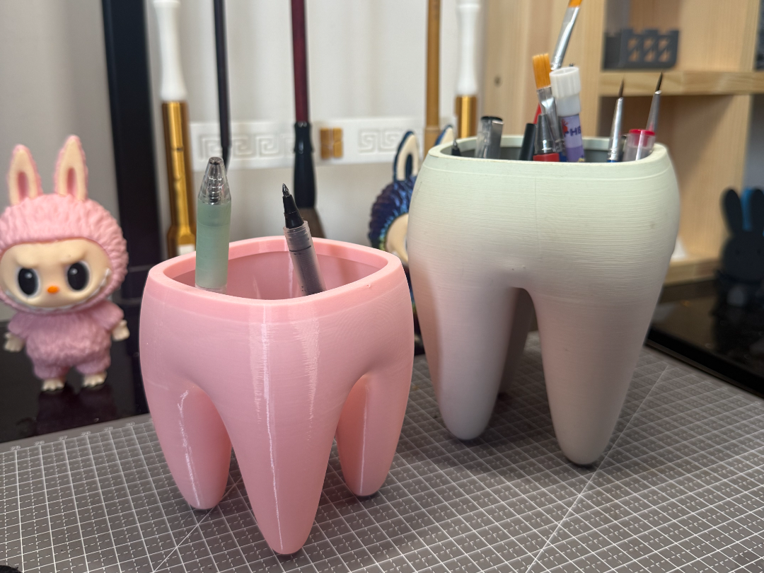 Creative Tooth Pen Holder by user_3761227701 MakerWorld: Download Free ...