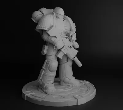 Miniatura de Space Marine de WH40K por _3DCREATE MakerWorld: Descarga ...