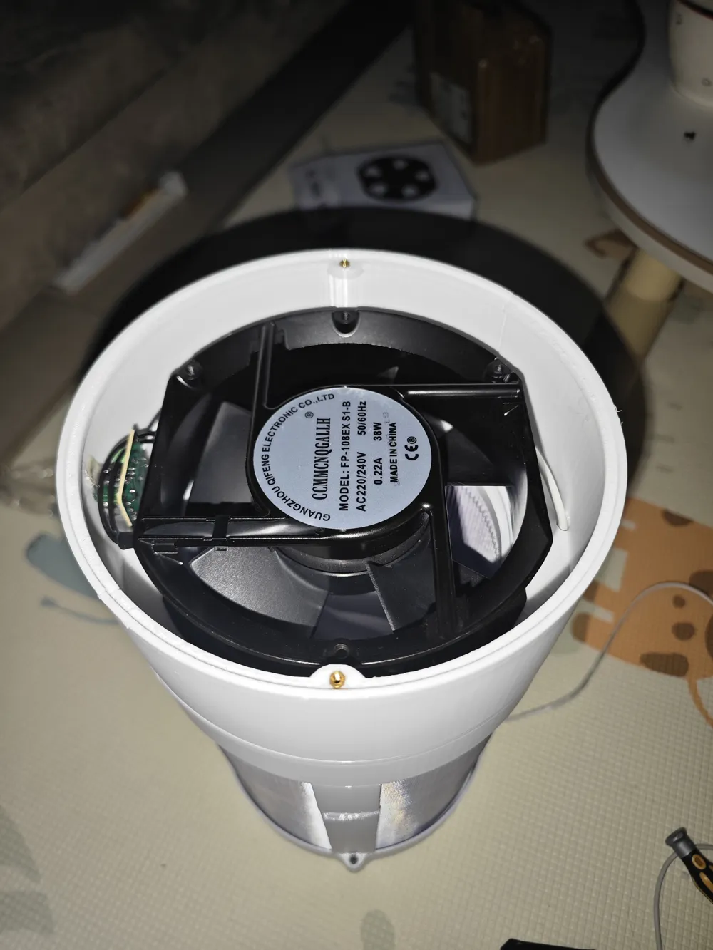 Air Purifier (Bottom Wiring Version) - Free 3D Print Model - MakerWorld