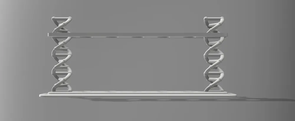 DNA test tube rack by DeltaForgeMakerWorld: Download Free 3D Models