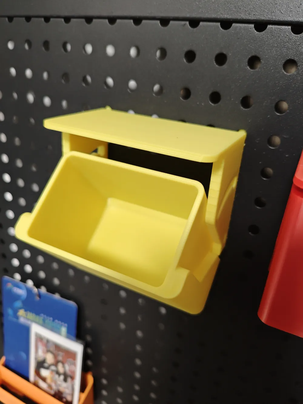 Tilted Drawer for Pegboard with Round Holes by 陌上开菊花 MakerWorld ...