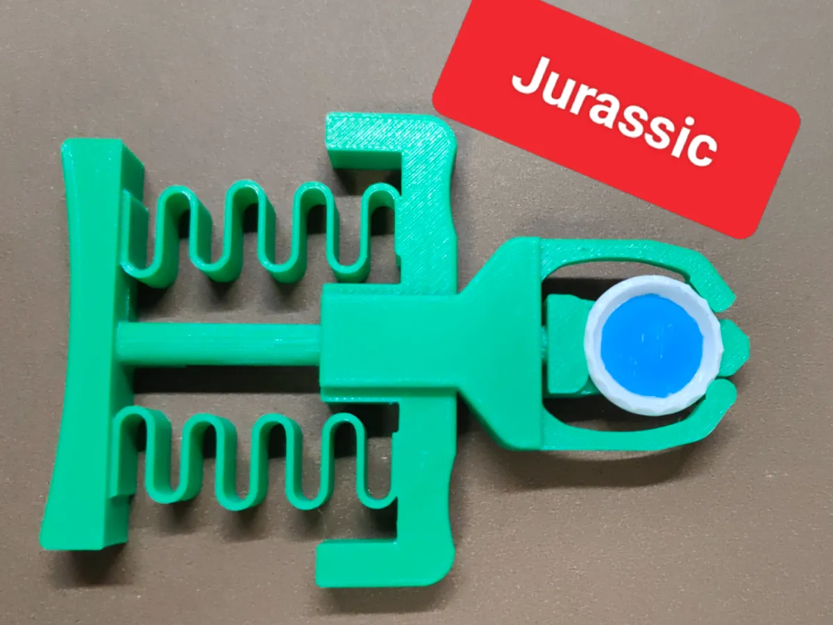 (Print-in-Place, Self-Resetting) Simple Frisbee Launcher, easy for ...