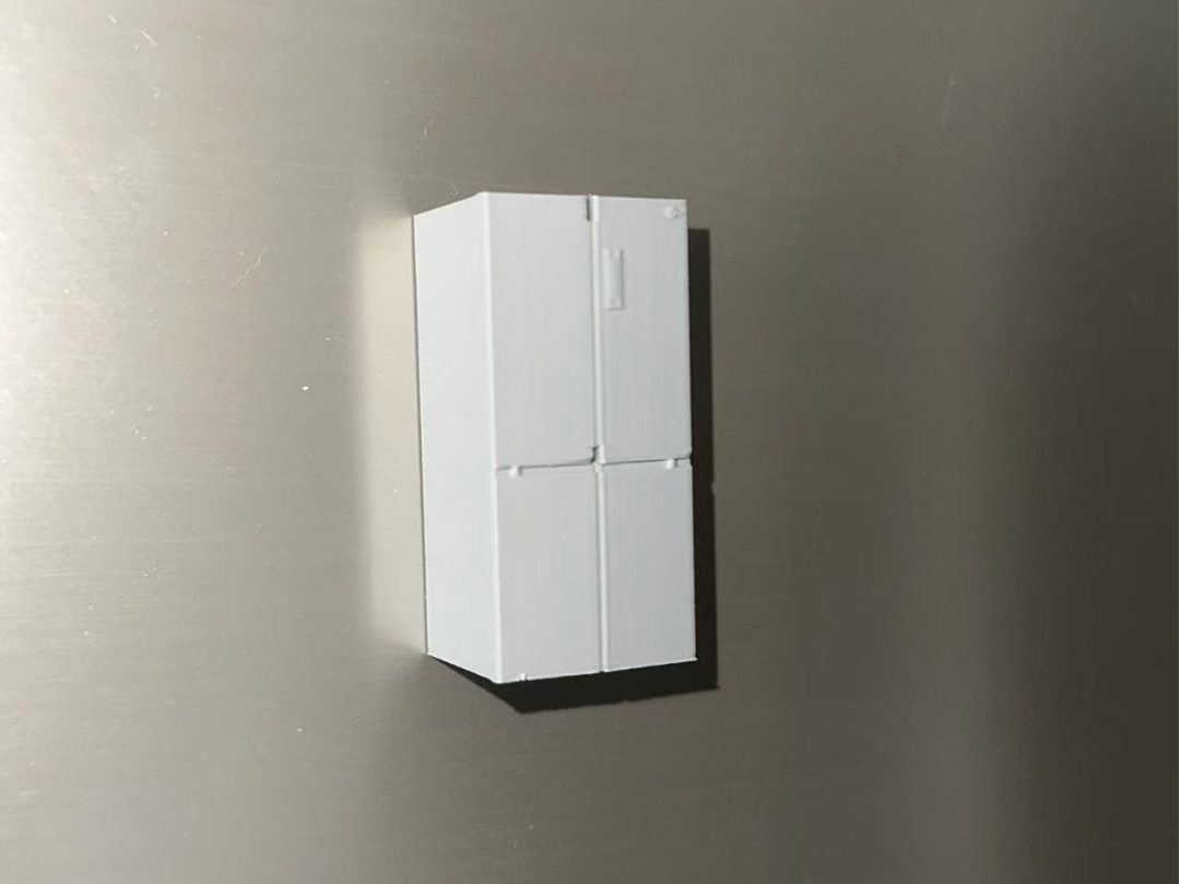Refrigerator magnet on a refrigerator - refrigerator magnet by LL ...