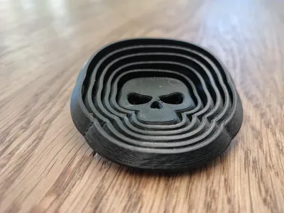 fidget skull by brainprint MakerWorld: Download Free 3D Models