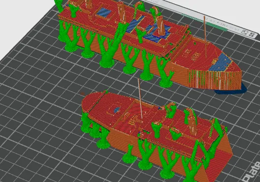 Britannic sinking model kit by user MakerWorld: Download Free 3D Models
