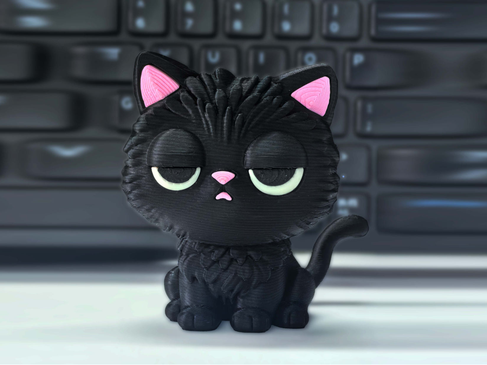 黑猫 来自 Rocket_luo MakerWorld：免费下载 3D 模型