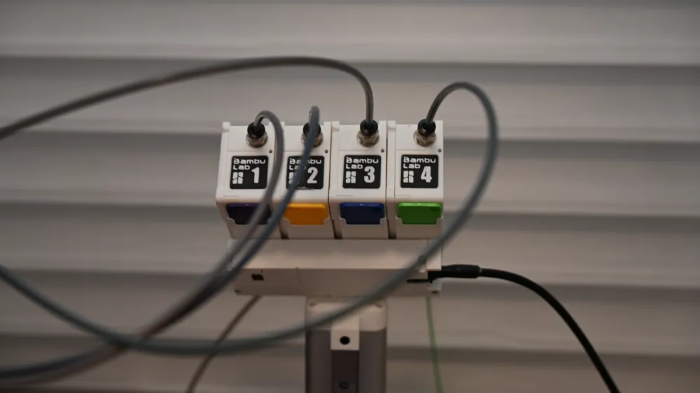 BMCU/AMS/AMS测试四色色卡 by DON'TCARE MakerWorld: Download Free 3D Models