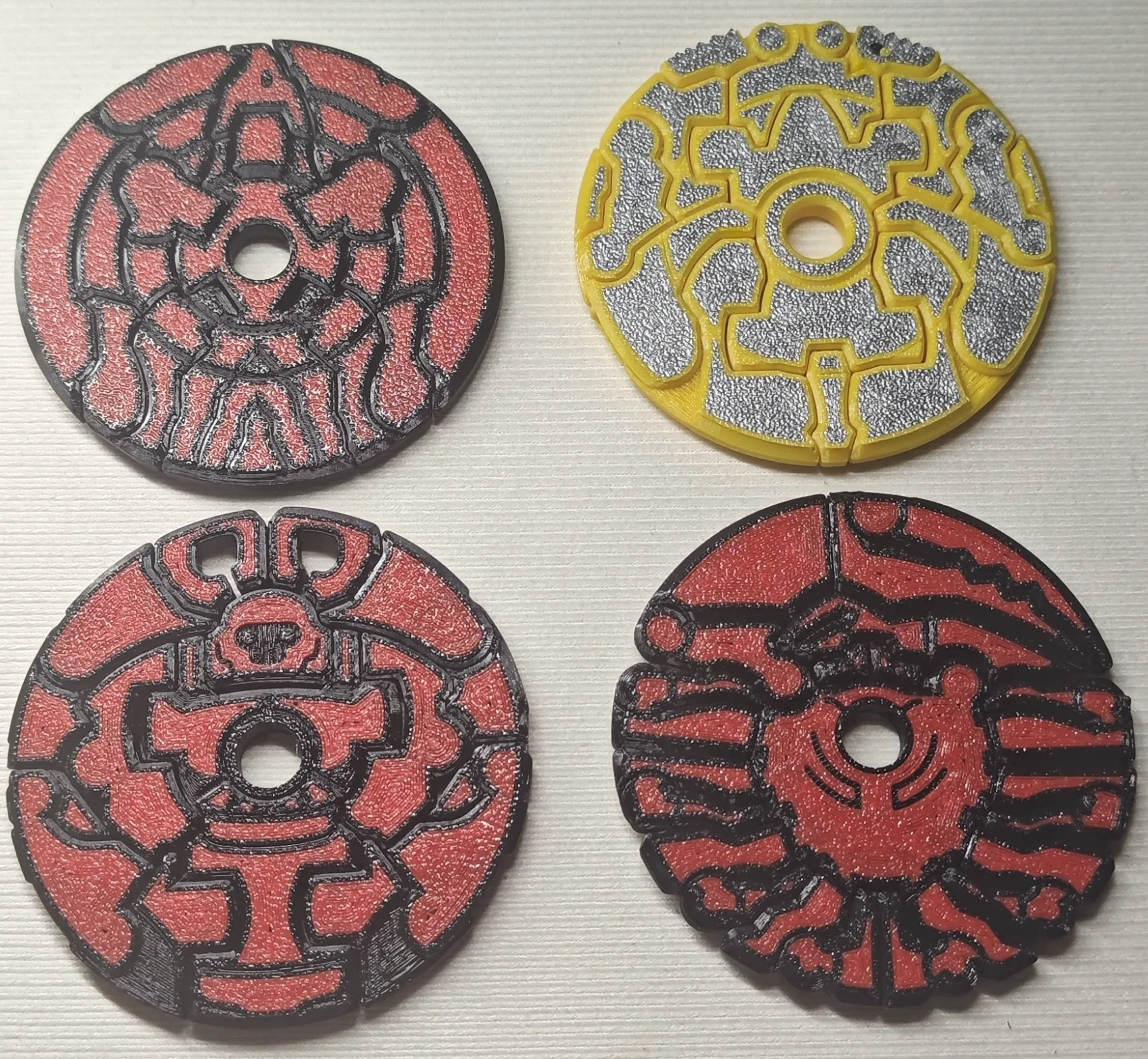 响鬼Disc-type God Light Disc Beast Fourth Edition Snap-fit 3D Printed ...