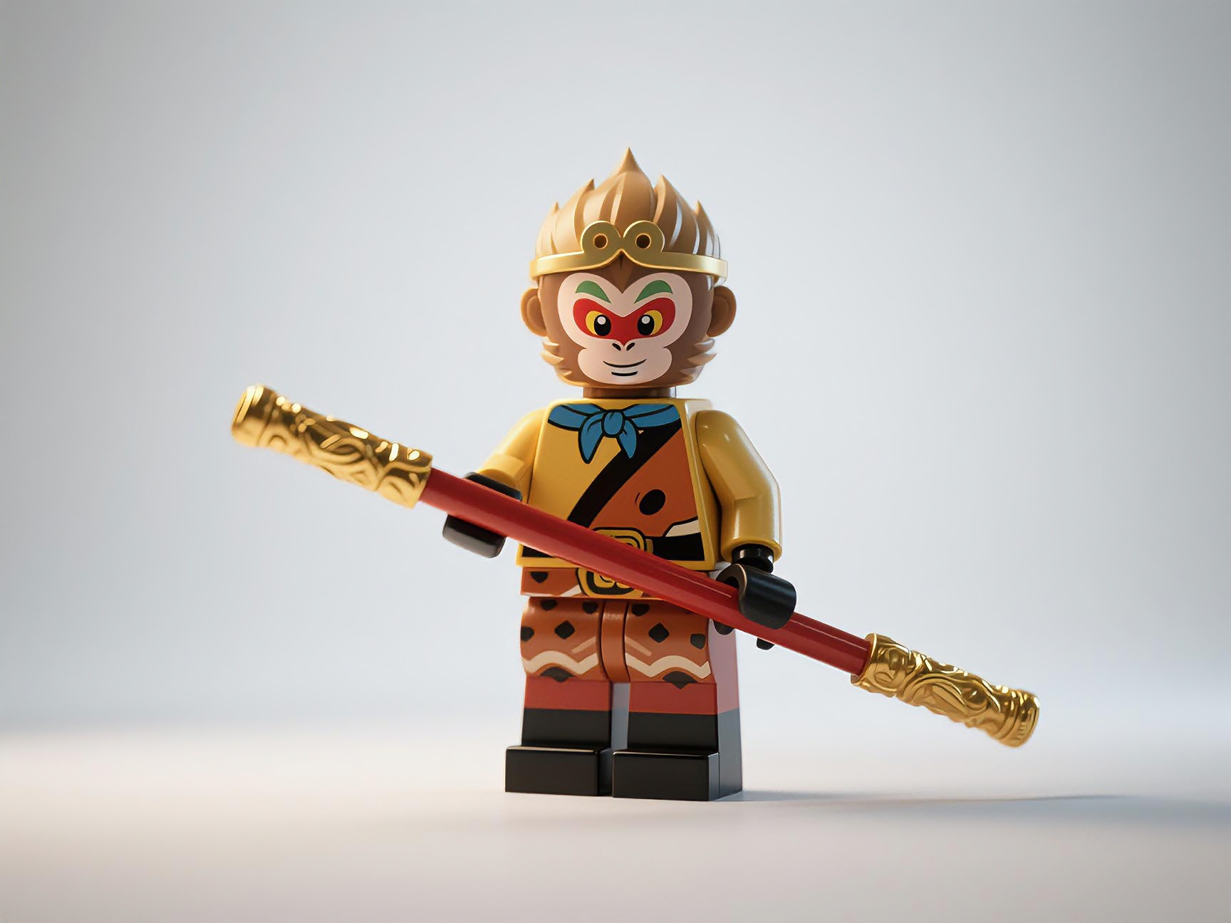LEGO minifigure Sun Wukong Print in Place for A1 mini by why MakerWorld ...