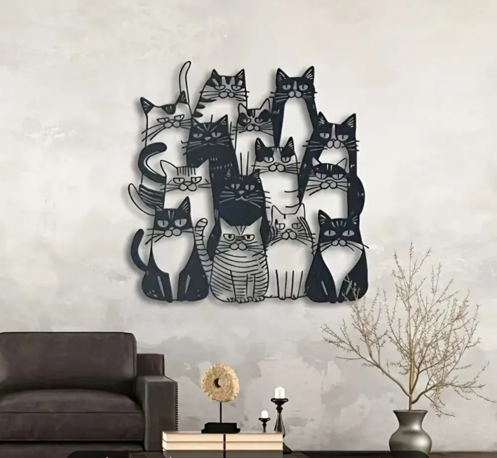 Cats Pack - Wall Decoration by carlos_peral MakerWorld: Download Free ...