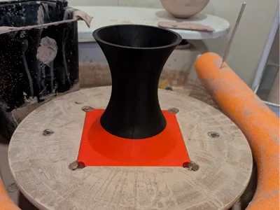 Pottery Chuck for 10 inch bat system updated by Karen MakerWorld ...