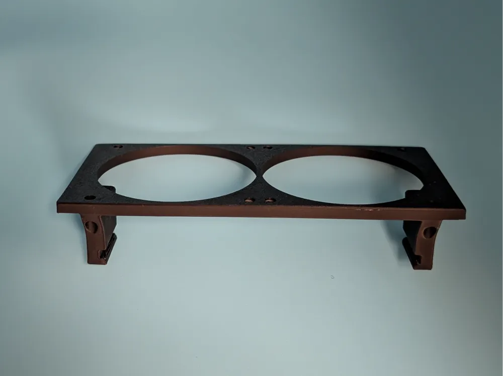 Dual 80mm Fan Brackets for Supermicro RAM Cooling - Free 3D Print Model ...