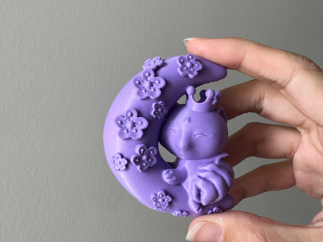 Moon Nine-Tailed Fox Ornament by 水星 MakerWorld: Download Free 3D Models