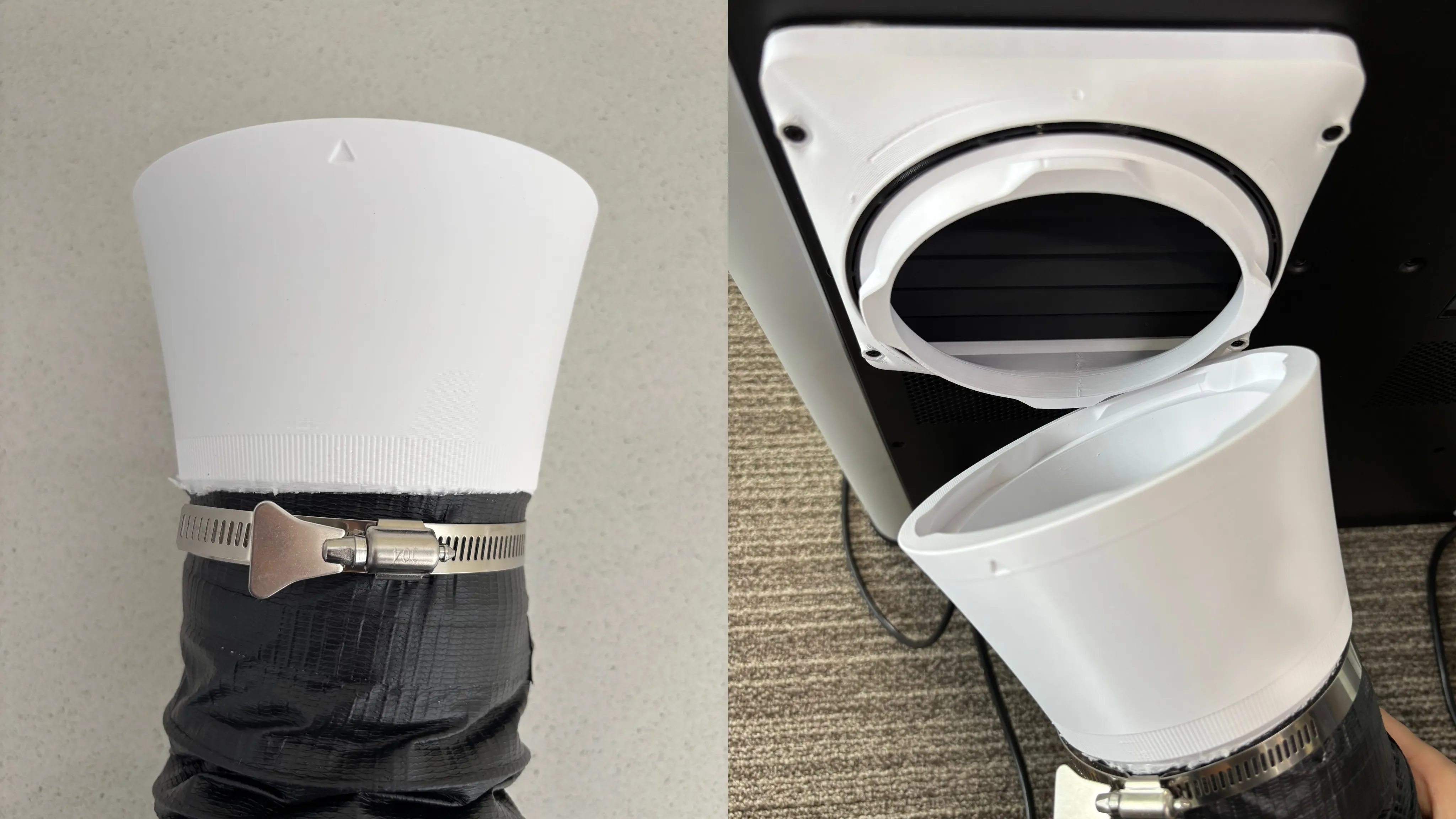 H2D Smoke Ventilation Pipe Quick-release Assembly - Free 3D Print Model - MakerWorld