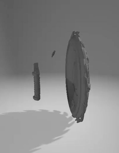 Doom DarkAges Real Size Shield Weapon Prop - Free 3D Print Model ...