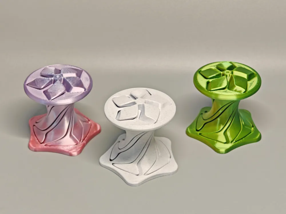 Juguete antiestrés de flor pentagonal TD1 con entrelazado helicoidal ...