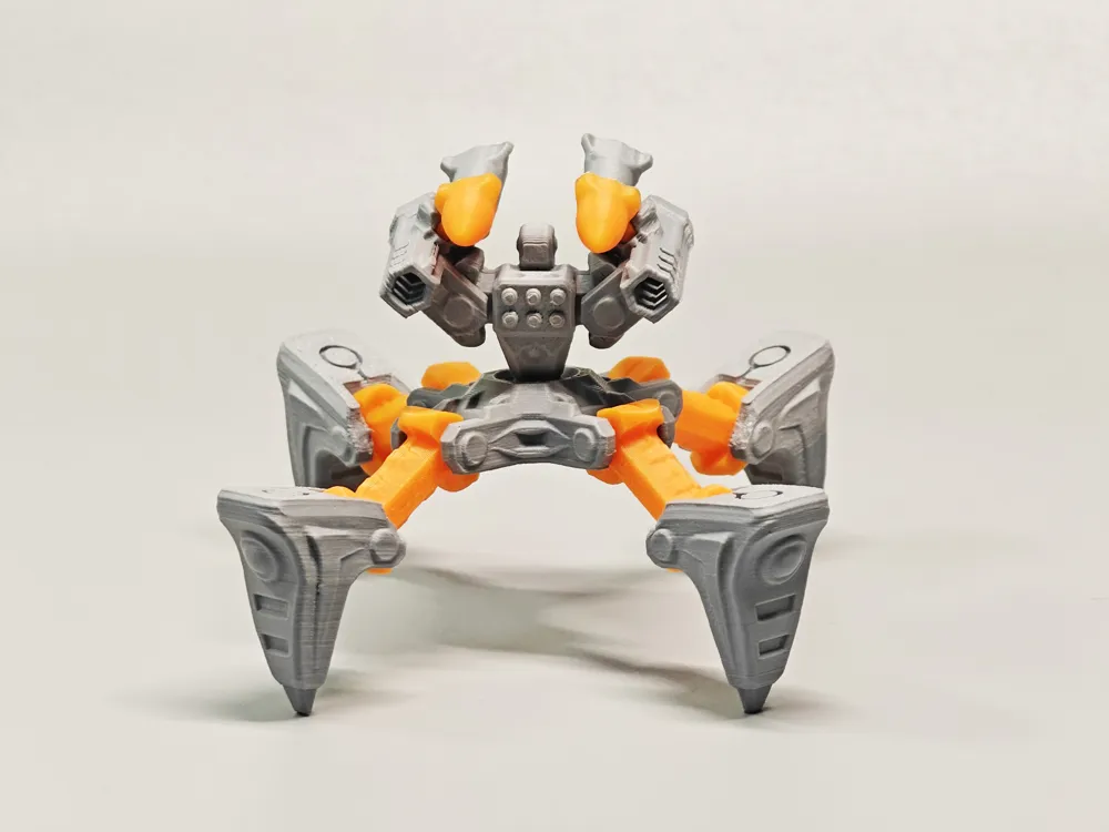 Quadrupedal Robot Articulated Mecha KC 01 by ZQ Space MakerWorld ...