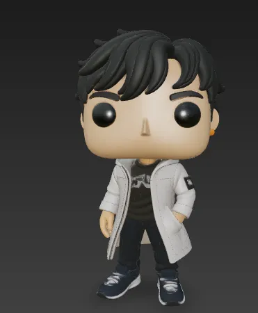 FUNKO POP JIN WOO SOLO LEVELING - WHITE COAT by pirataroger MakerWorld ...