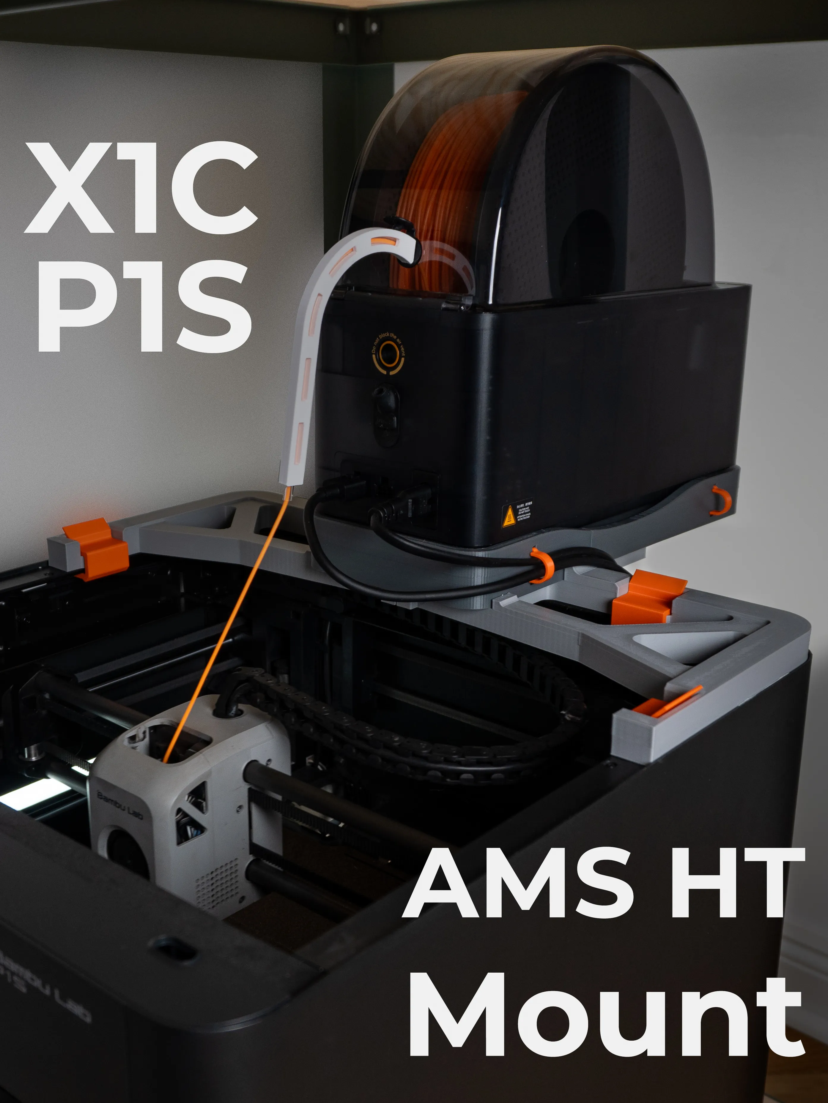 AMS HT Top Mount for H2D and H2S / TPU Direct-Feed by Henryk MakerWorld ...