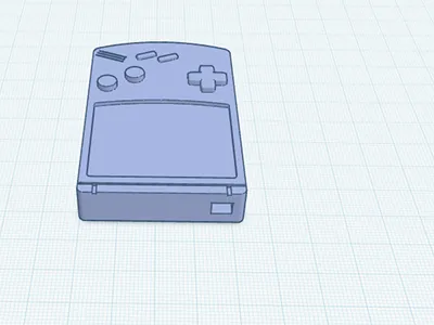 Game Boy keychain by lourensMakerWorld: Download Free 3D Models